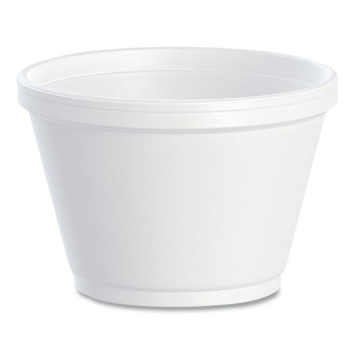 Foam Containers, 6 oz, White, 50/Bag, 20 Bags/Carton – Alexander Supply